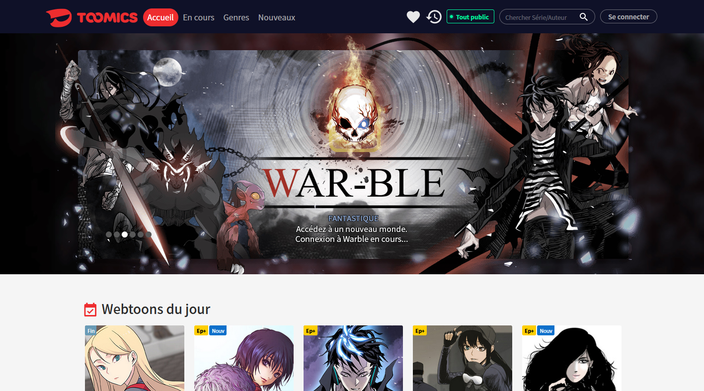Liste de sites pour lire des Webtoon/webcomic - Les créas de Rose