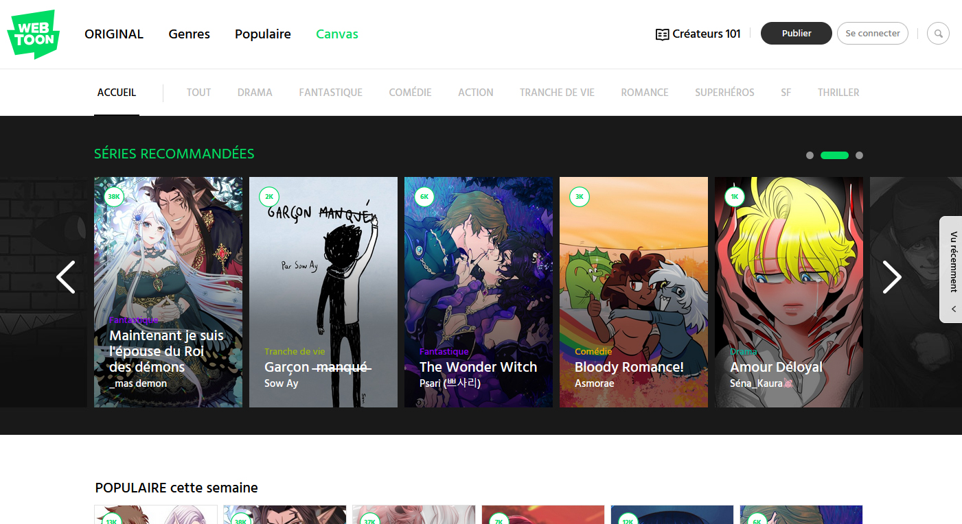 Où publier un Webtoon en Français/Anglais ? - Les créas de Rose